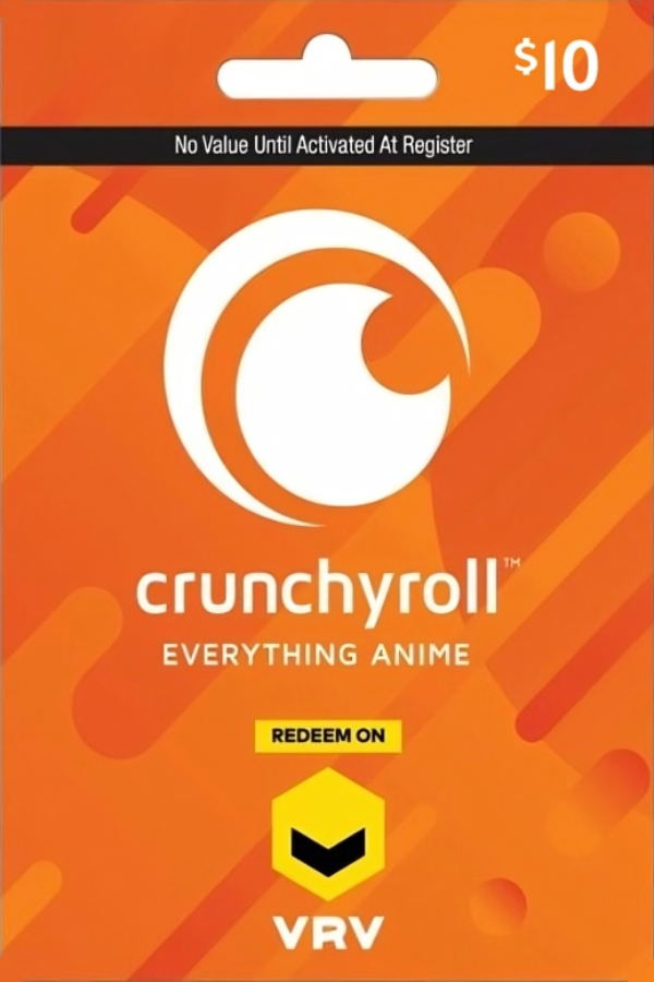 CrunchyRoll Gift Card 10 USD | US Account Only digital