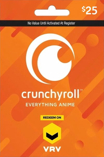 CrunchyRoll Gift Card 25 USD | US Account Only digital
