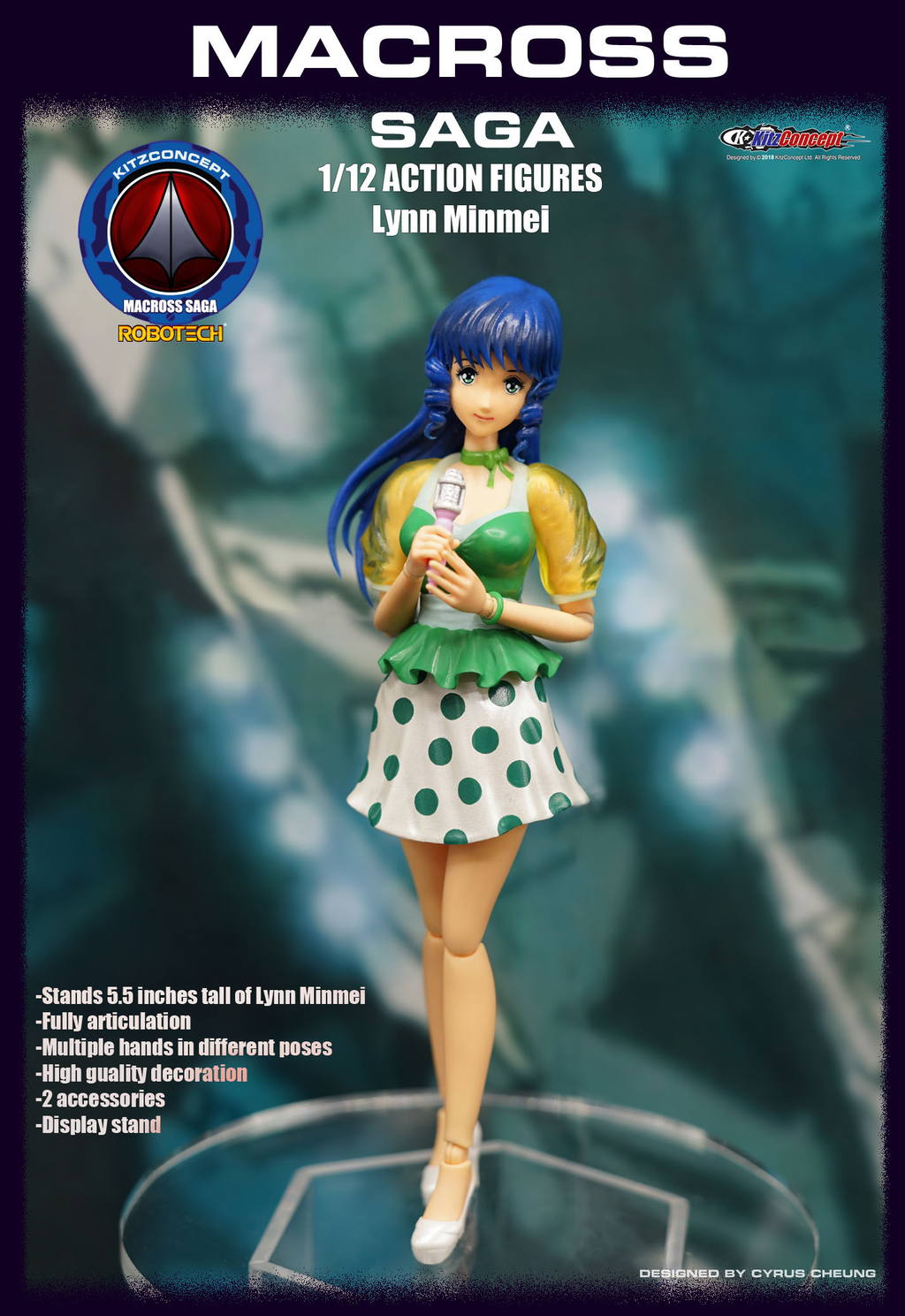 KitzConcept Robotech 1/12 Scale Action Figure: Lynn Minmay