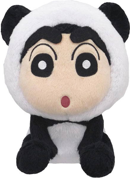 Crayon Shin-chan Plush SN29: Henshin Shin-chan Panda Ver. (S Size)