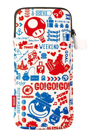 Super Mario Multi Pouch for Nintendo Switch (Travel Pattern) for ...