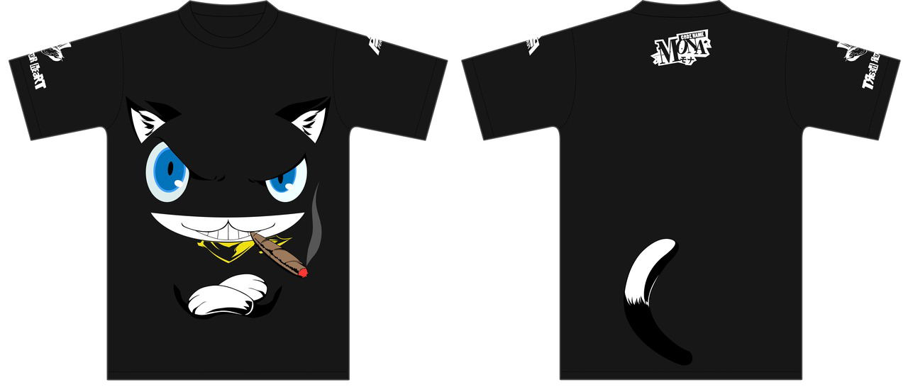 Persona 5 - Morgana Face Design T-shirt (L Size)