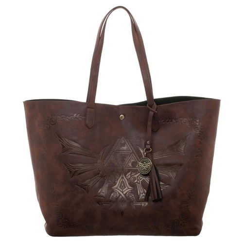 The Legend Of Zelda Leather Tote Bag