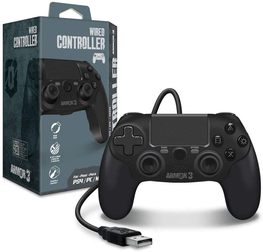 Hyperkin Armor3 Wired Game Controller for PS4/ PC/ Mac for Windows, Mac ...