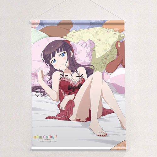 New Game!! Original Illustration B2 Wall Scroll: Hifumi Takimoto