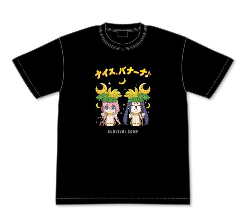 Yurucamp - Survival Camp Nadeshiko And Chiaki No Nice Banana T-shirt (S ...