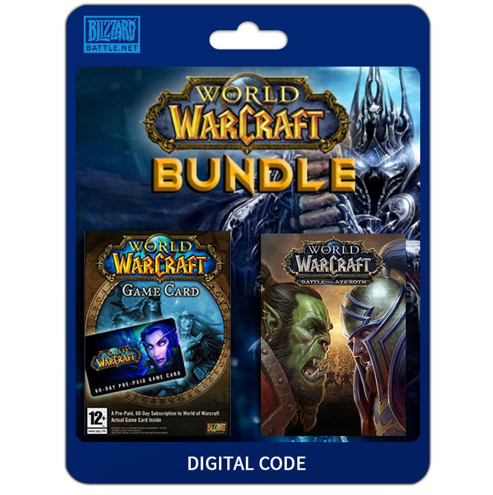 World of Warcraft Bundle (Battle for Azeroth + World of Warcraft 60-day ...