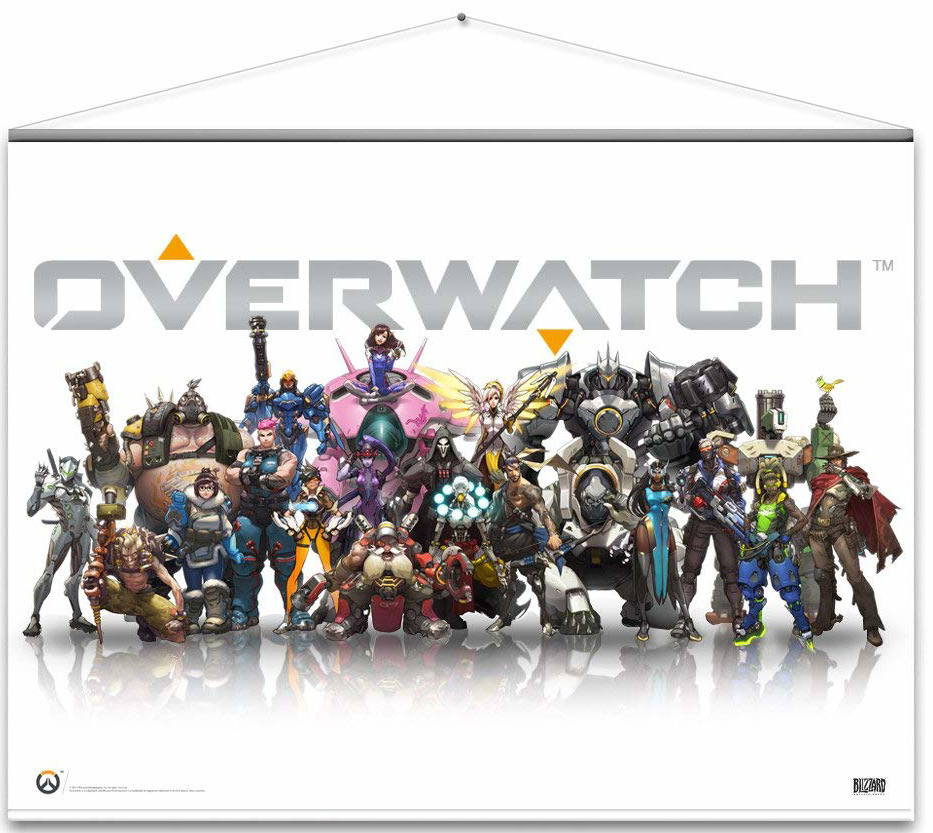Overwatch Wall Scroll: Heroes