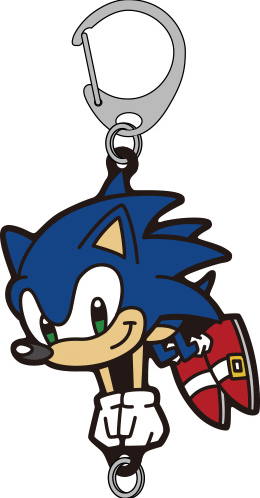 Sonic the Hedgehog Hataraku Tsumamare Key Ring: Sonic (Re-run)