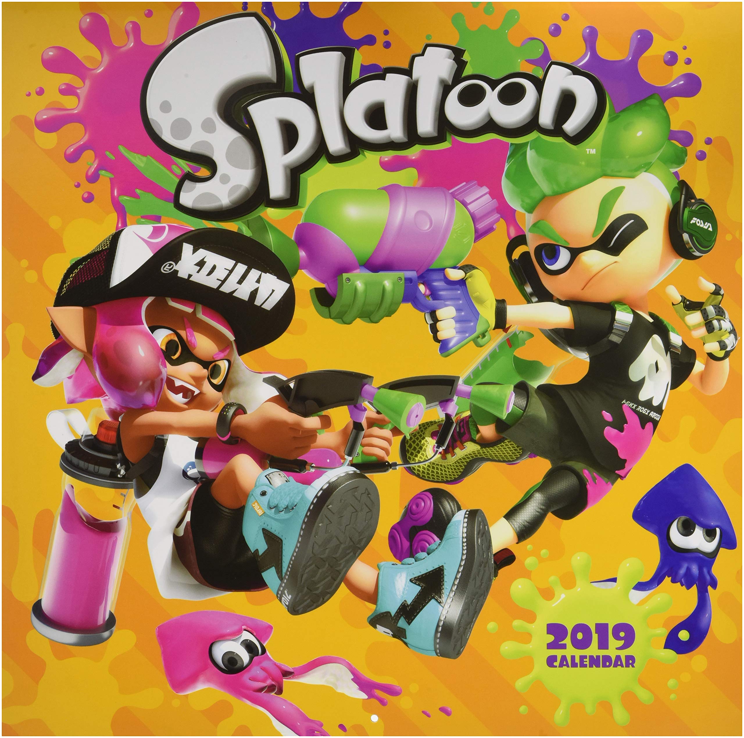 Splatoon 2019 Wall Calendar