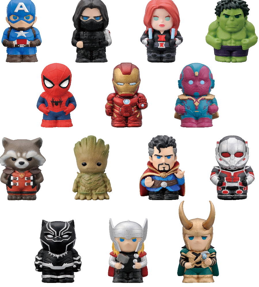 Marvel Soft Vinyl Puppet Mascot (Set of 14 pieces) (Re-run)