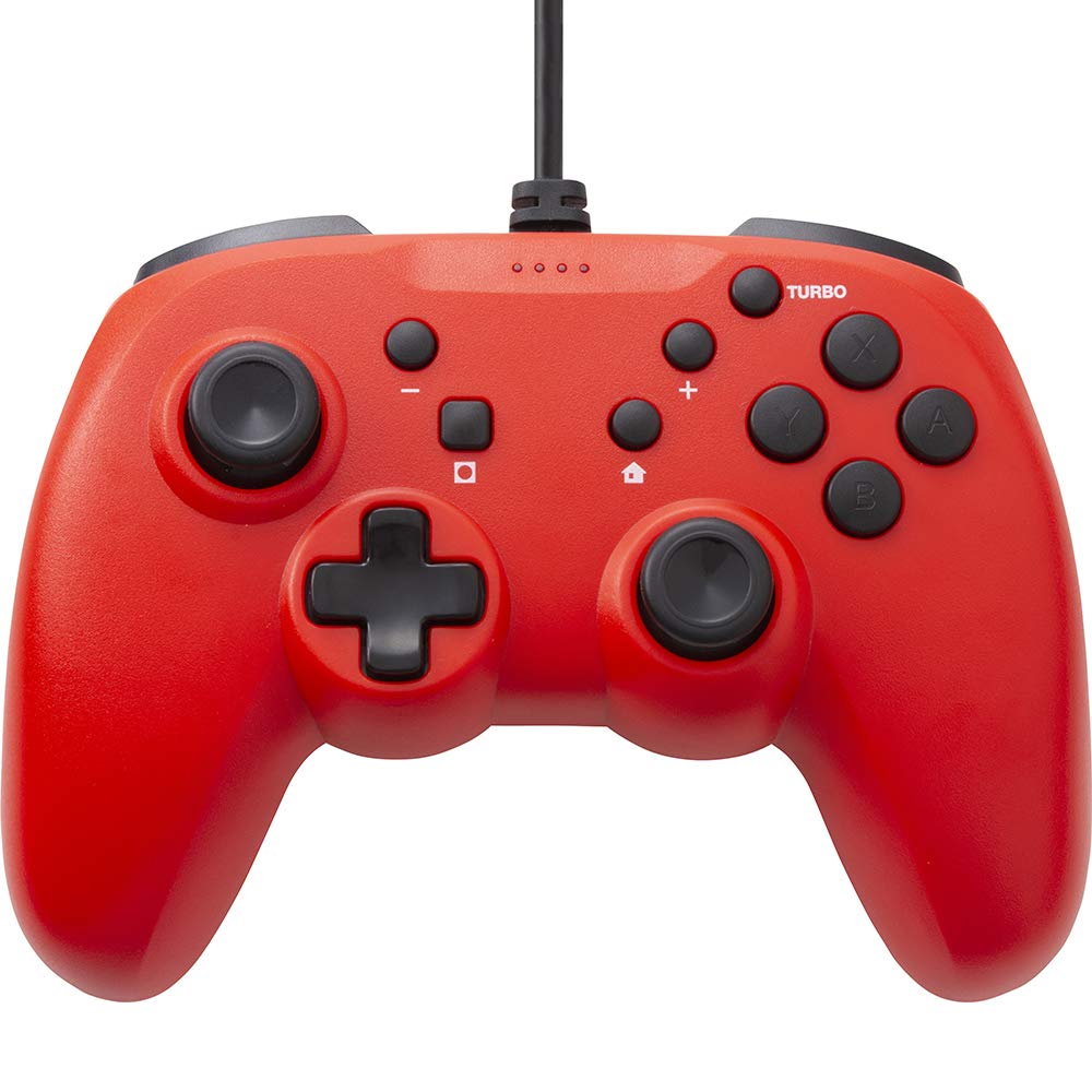 CYBER · Gyro Controller Light Wired Type (Red) for Nintendo Switch