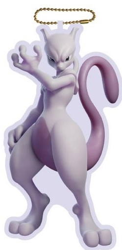 Pokemon Mewtwo Strikes Back Evolution Print Mascot: Mewtwo