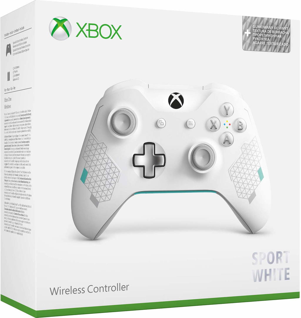 Xbox Wireless Controller (Sport White Special Edition) for PC, XONE ...