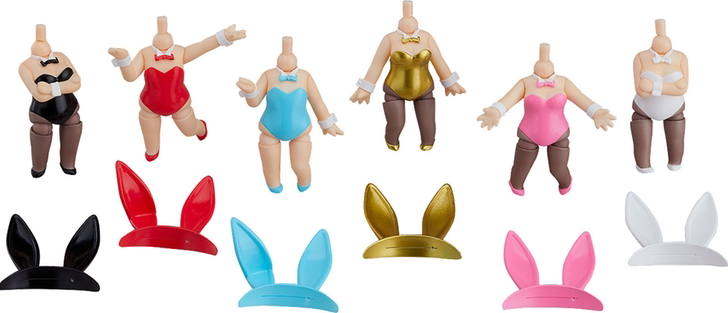 Nendoroid More: Dress Up Bunny (Set of 6 pieces)
