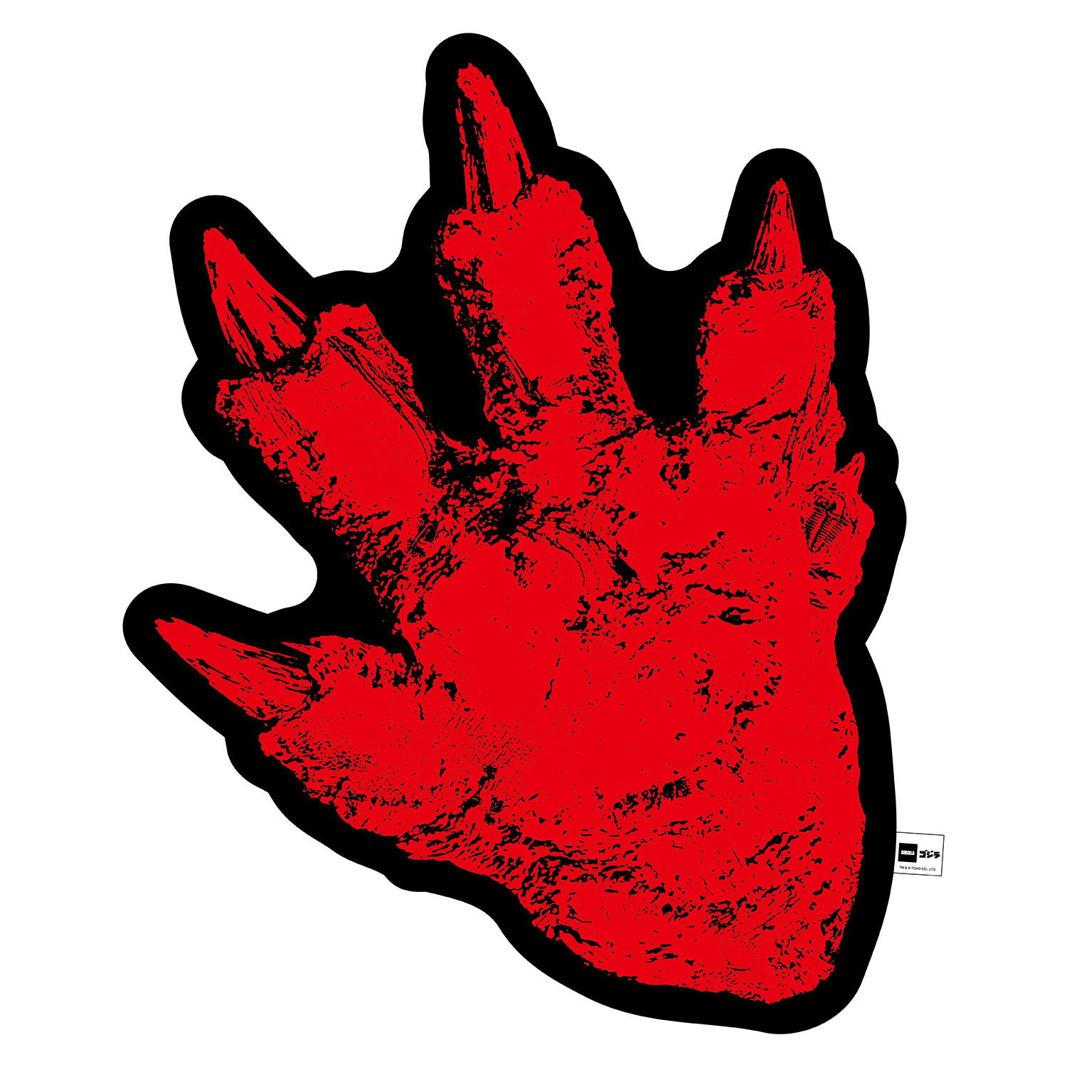 Godzilla Foot Type Katadot Towel
