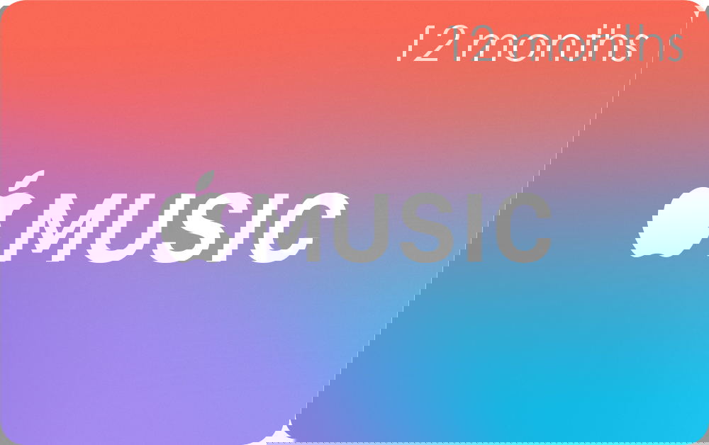 Apple Music Gift Cards (12 Month Membership Card / for US accounts only ...
