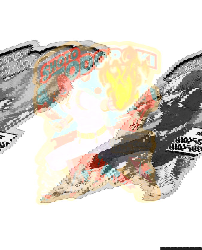 My Hero Academia Travel Sticker Action 4 Todoroki Shoto