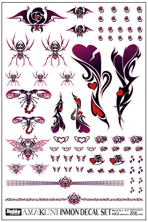 Inmon Decal Set Vol.2 for 1/4-1/7 Scale