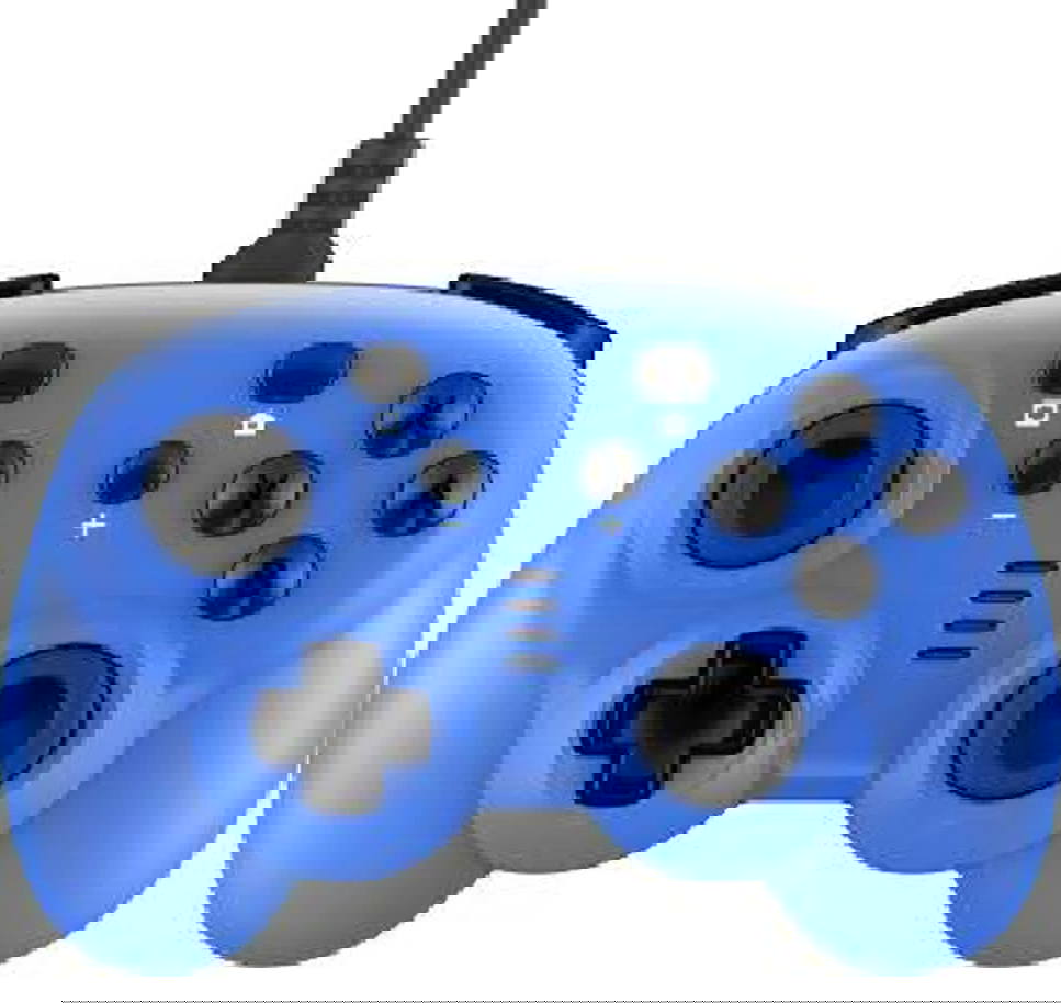 CYBER · Gyro Controller Mini Wired Type (Blue) for Nintendo Switch