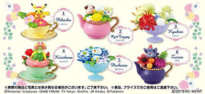 Pokemon Floral Cup Collection 2 (Set of 6 pieces)