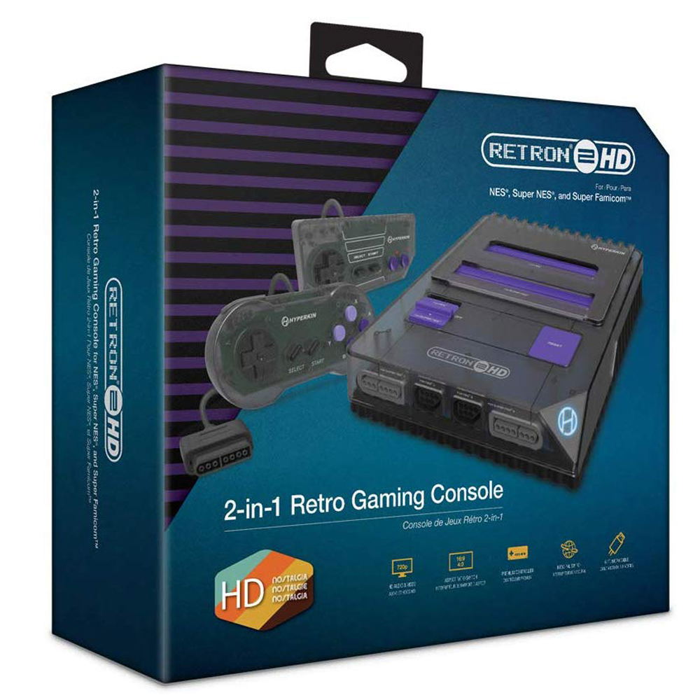 RetroN 2 HD Gaming Console for NES / Super NES (Space Black)
