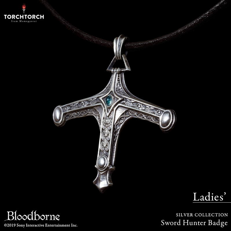 Bloodborne Torch Torch Silver Collection: Sword Hunter Badge (Ladies)