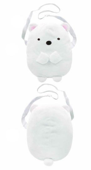 Sumikkogurashi Plush Pochette A: Shirokuma