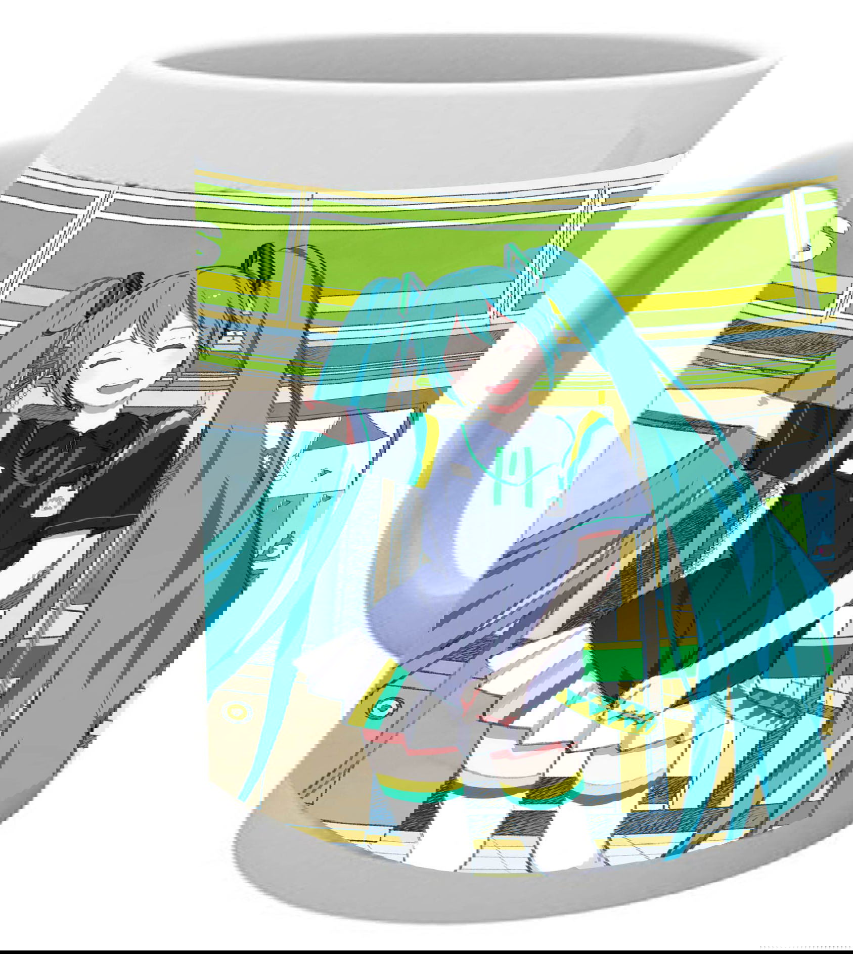 NewDays x Hatsune Miku Mug Illustration By Kamogawa