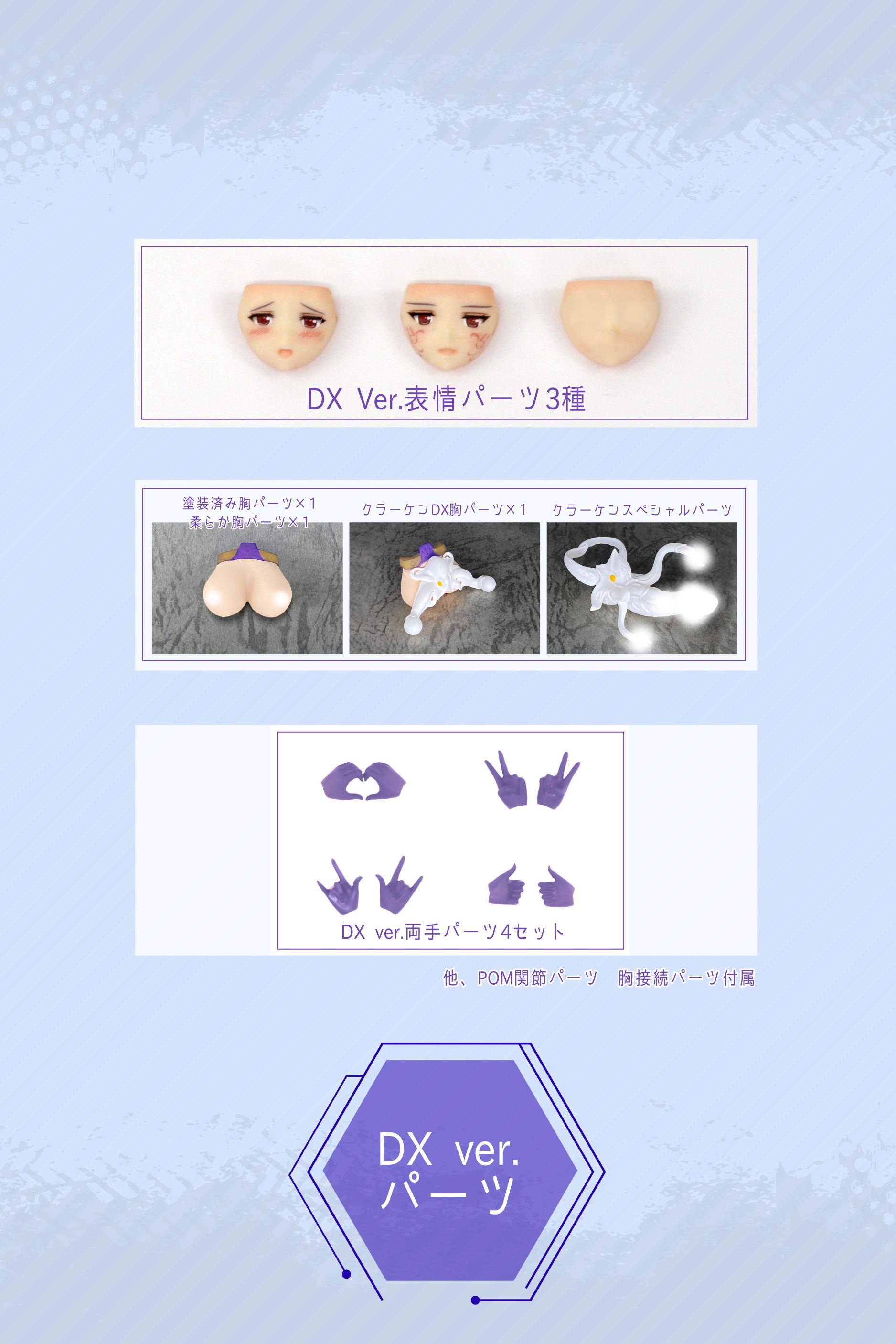 DarkAdvent Model Kit: Krakendress Rania DX Parts Set