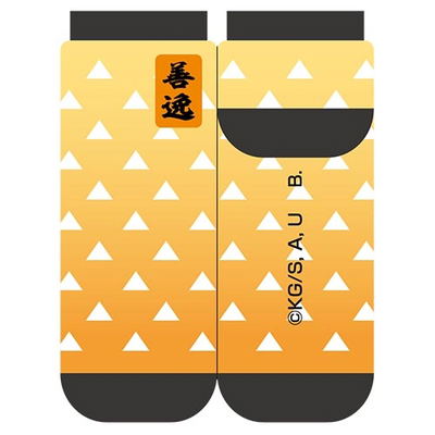 Demon Slayer: Kimetsu No Yaiba Character Socks 03: Zenitsu Agatsuma ...