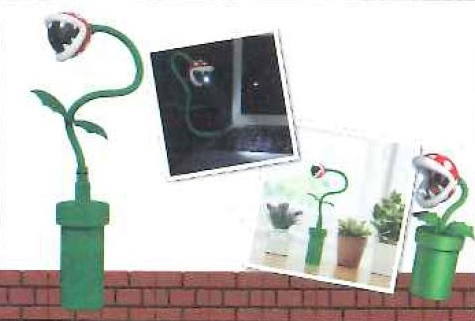 Super Mario Pakkun Flower USB Stand Light