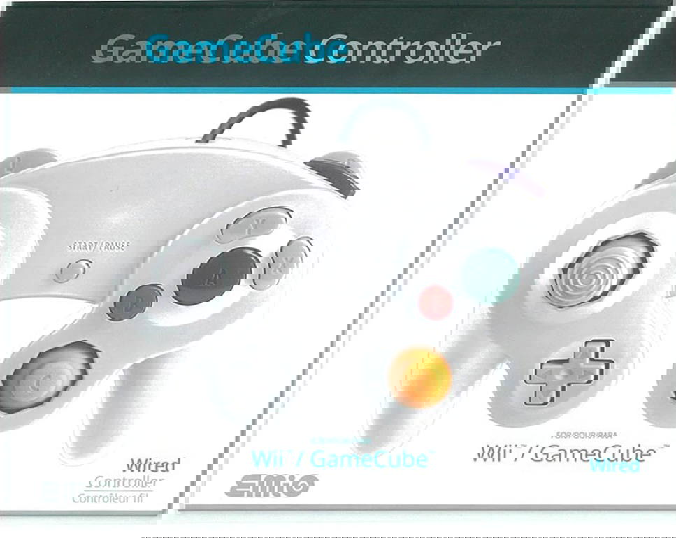 Emio GameCube Wired Controller for Wii / Wii U (White) for GameCube ...