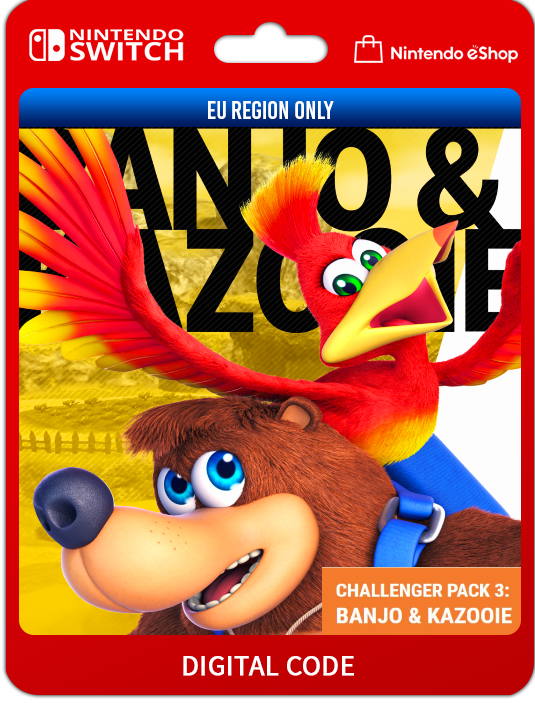 Super Smash Bros Ultimate: Banjo and kazooie Challenger Pack 3 (DLC) Nintendo®️ Switch Digital ...