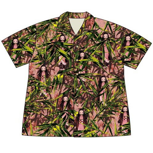 Demon Slayer: Kimetsu No Yaiba - Nezuko Kamado Aloha Shirt (XL Size)