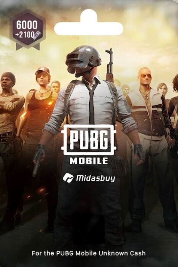 PUBG Mobile 6000+2100 UC Code digital for Android