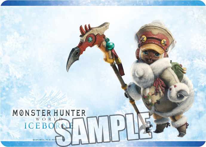 Monster Hunter World Iceborne Character Rubber Mat: Palico
