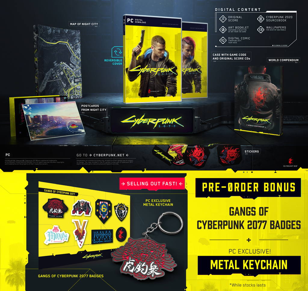 Cyberpunk 2077 [Vincent Sin Edition] incl. Mug, Badges, Keychain for ...