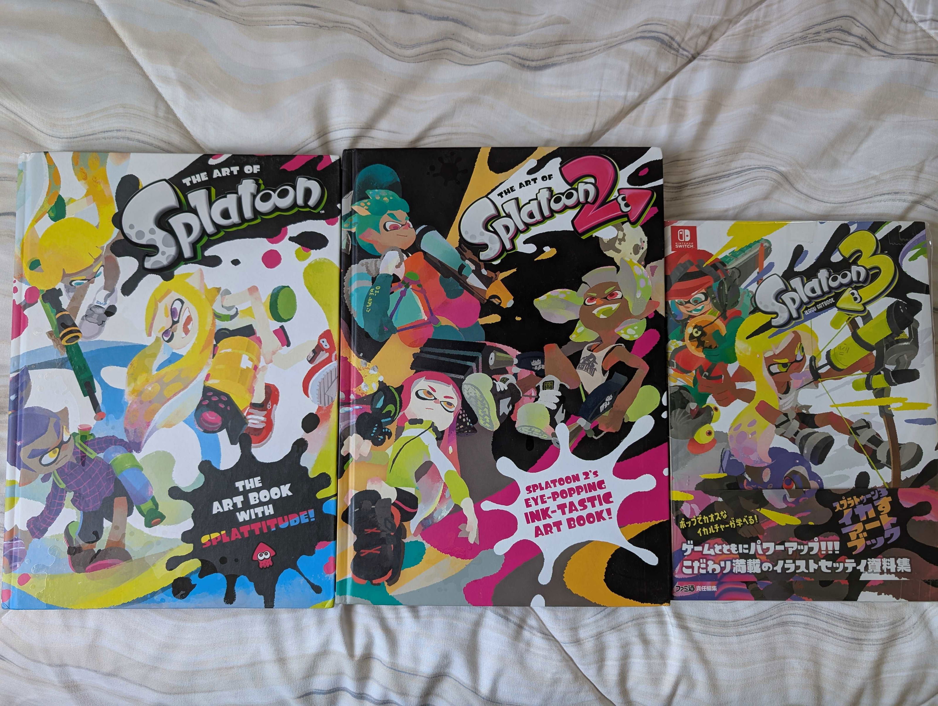 Splatoon 3 Ikasu Art Book