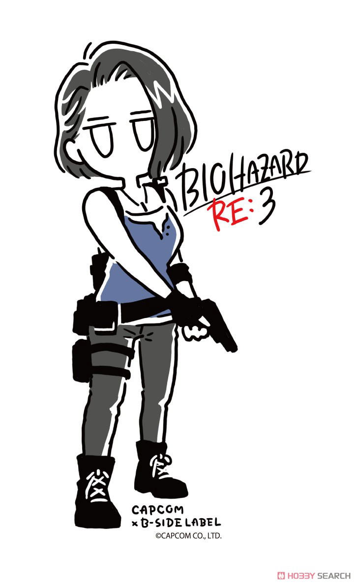 Capcom x B-Side Label Sticker Resident Evil Jill