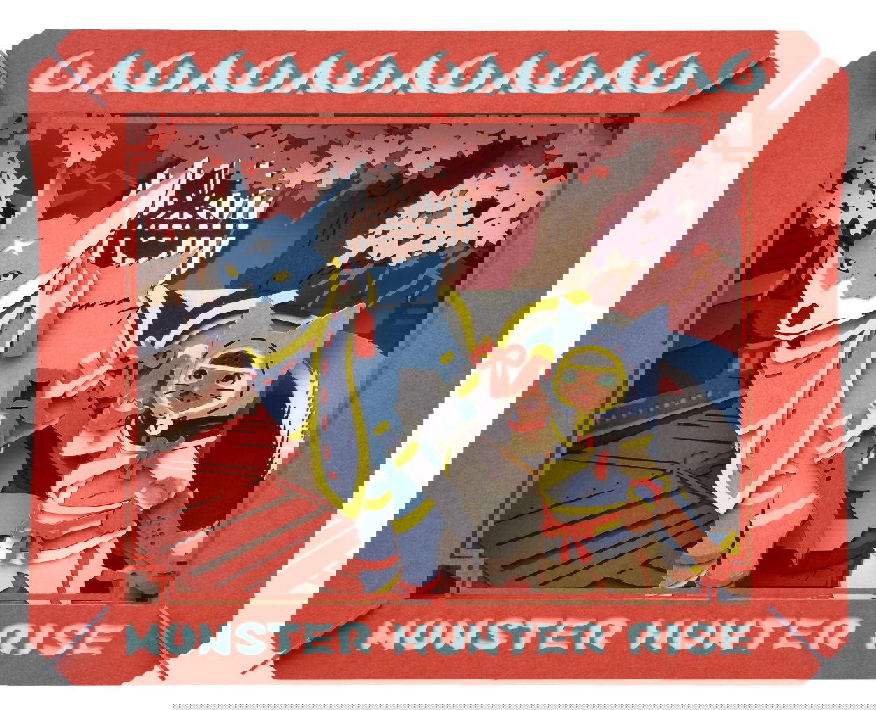 Monster Hunter Rise Paper Theater PT-238 Palico & Palamute