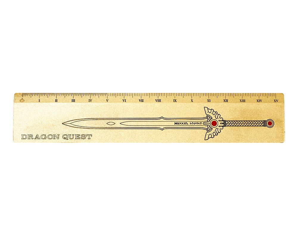 Dragon Quest: Sword Of Erdrick 35th Anniversary Version Metal Ruler (15cm)