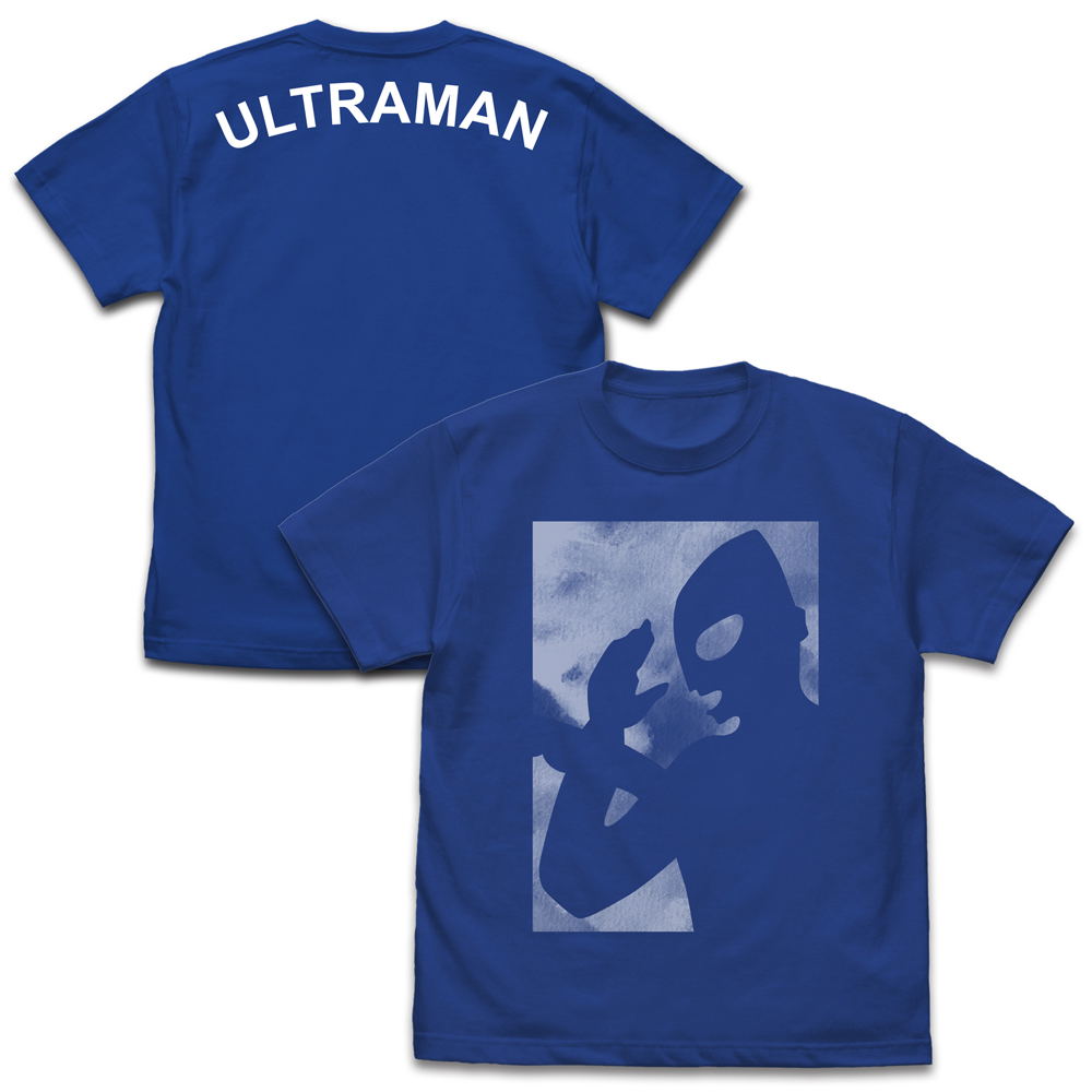 Ultraman Silhouette T-shirt Royal Blue (M Size)