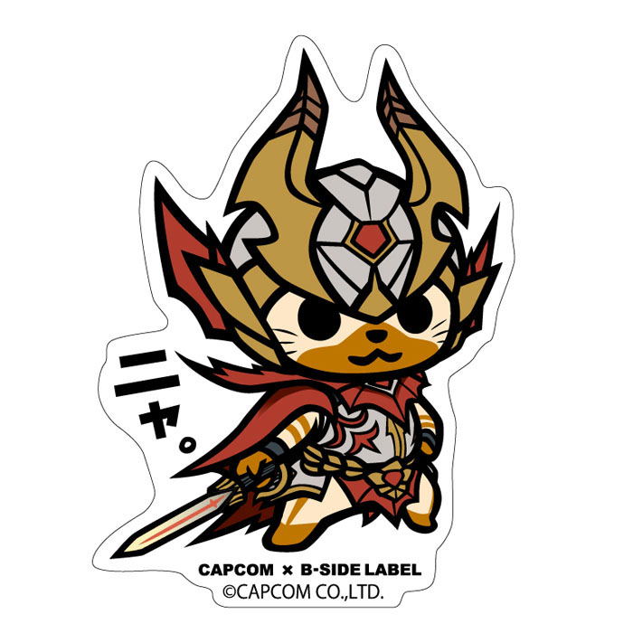 Buy Capcom x B-Side Label Sticker Monster Hunter Palico (Meruzeneko)
