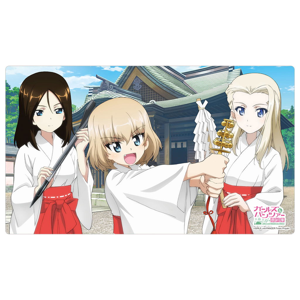 Girls Und Panzer Das Finale - Pravda High School Shrine Maiden Rubber Mat