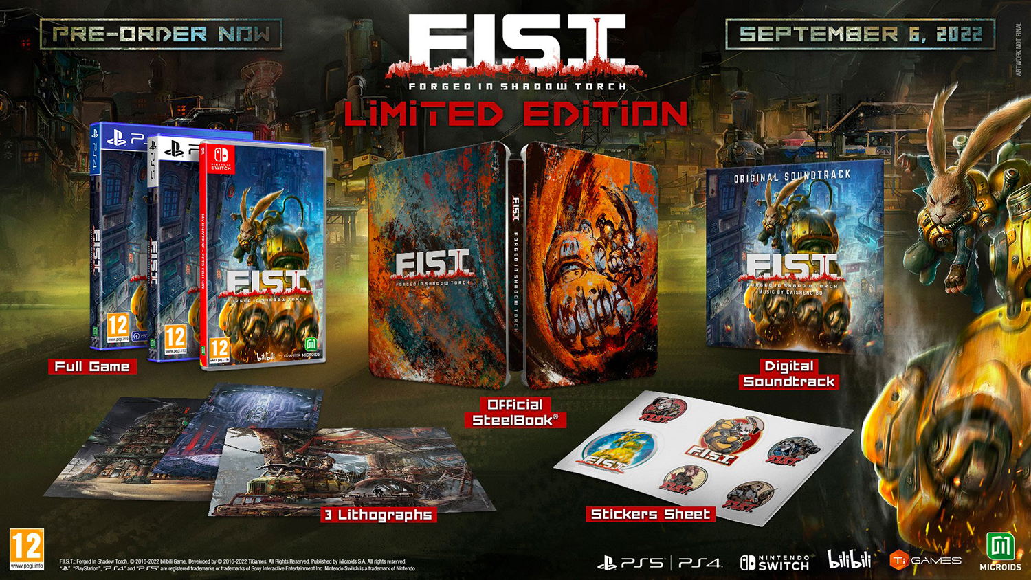 F.I.S.T.: Forged In Shadow Torch [Limited Edition] for PlayStation 5