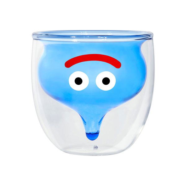 Dragon Quest - Smile Slime Double Wall Glass: Slime Blue
