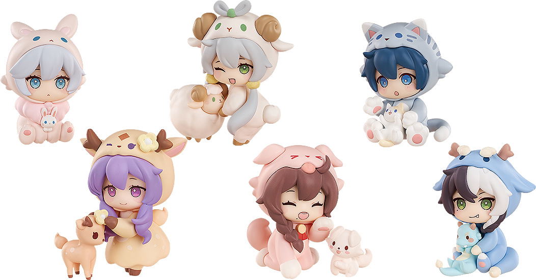 Vsinger Collectible Figures Vsinger Pupu-chan (Set of 6 Pieces)