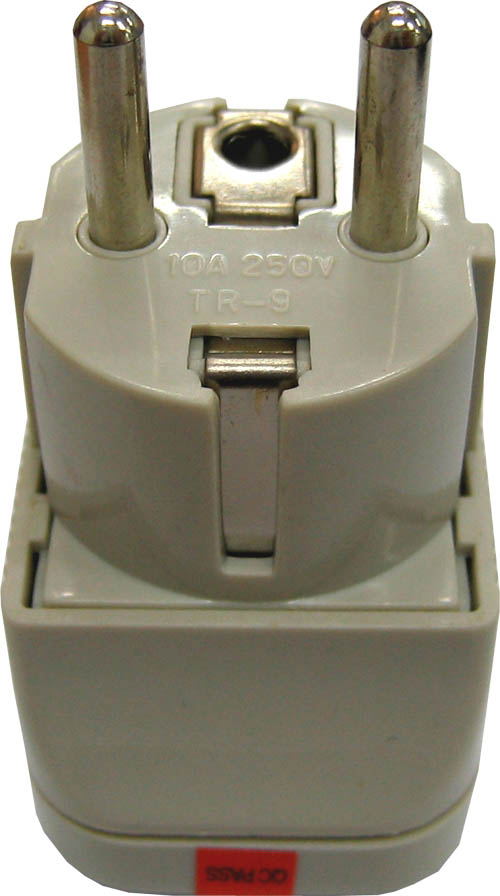Socket Adapter / Travel Plug (Europlug CEE 7/16)