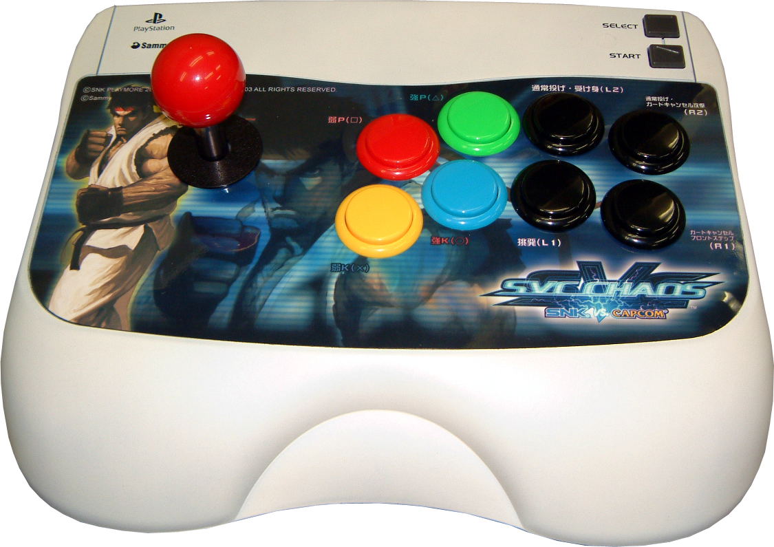 SNK vs. Capcom Chaos Fighter Stick: Capcom Version for PlayStation 2